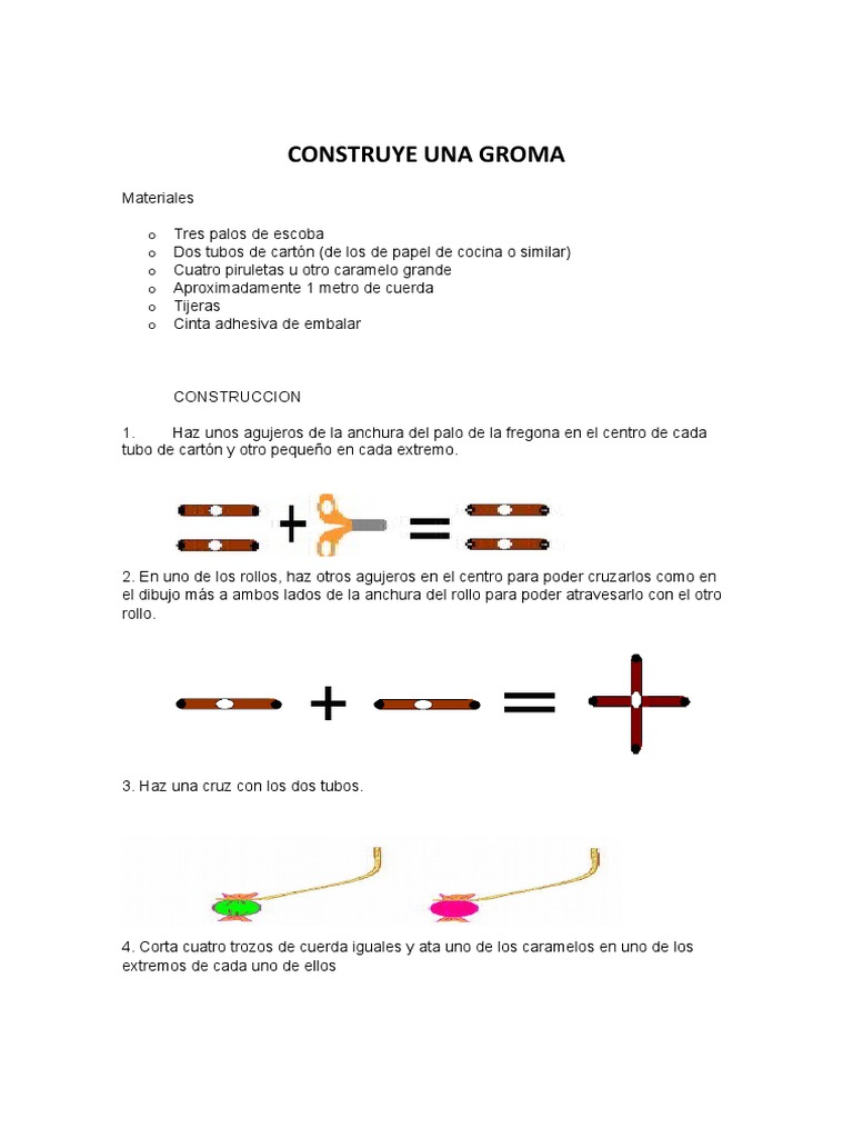 CONSTRUYE UNA GROMA