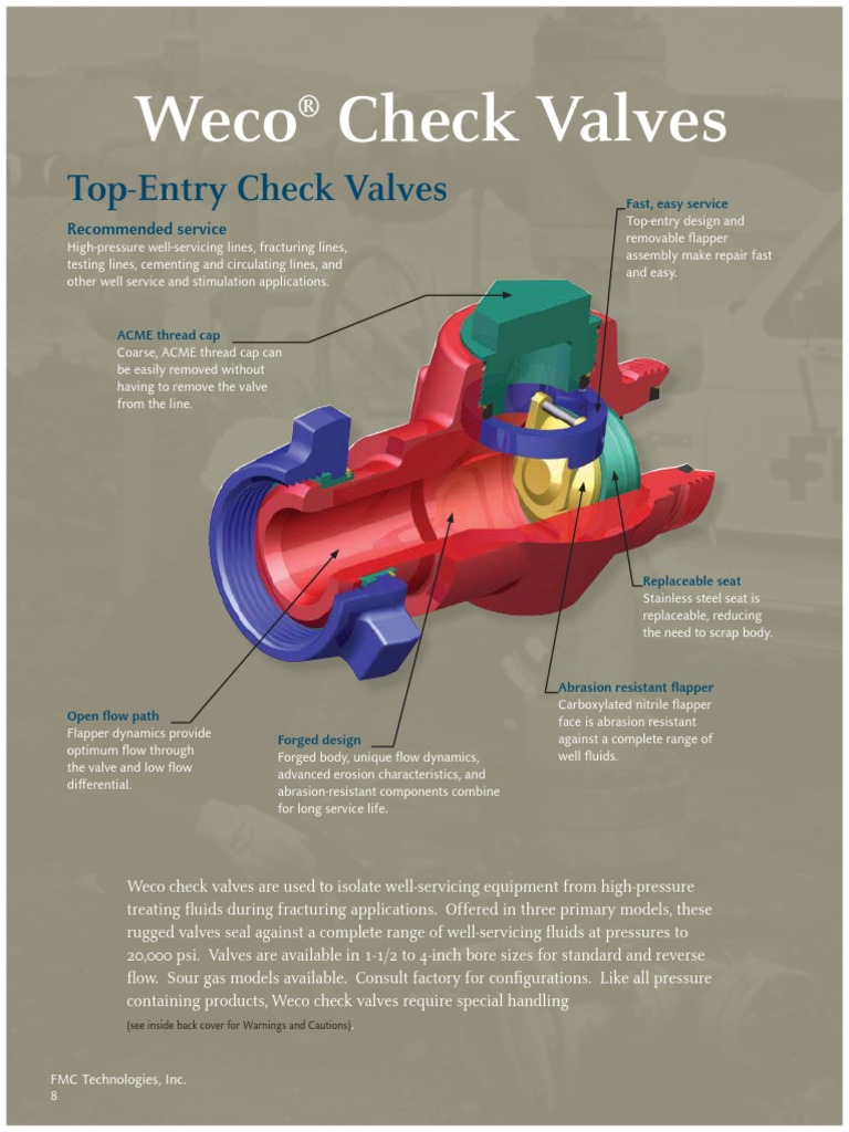 Check Valve | PDF | Valve | Gases