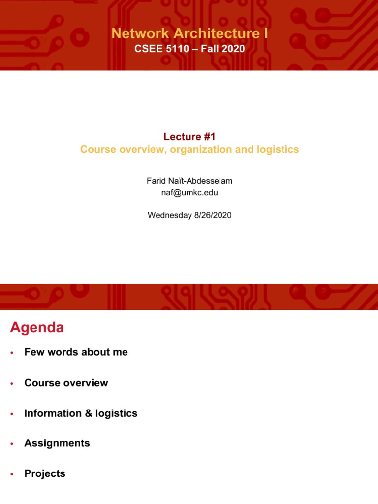 Lec #1 | PDF | Computer Network | Internet Protocol Suite