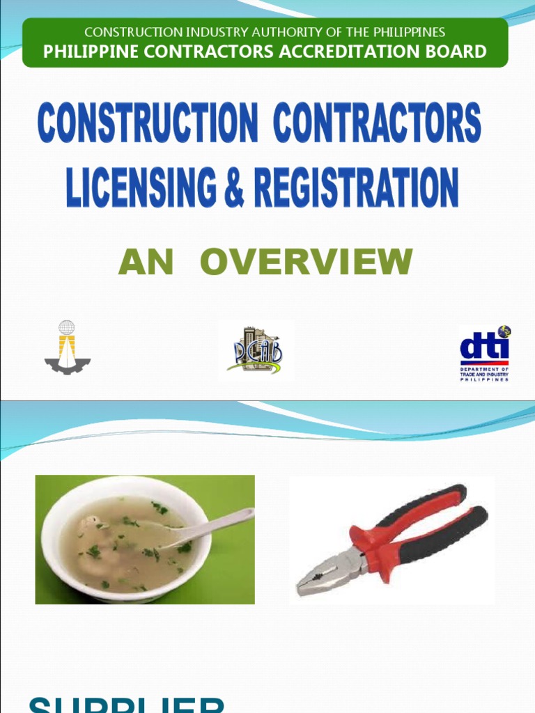 An Overview: Philippine Contractors Accreditation Board | PDF | Sole ...