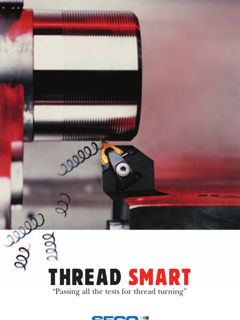 Seco Thread Turning Brochure | PDF | Steel | Stainless Steel