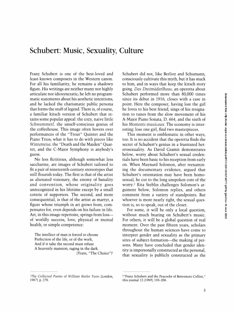 Schubert Life | PDF | Franz Schubert | Music