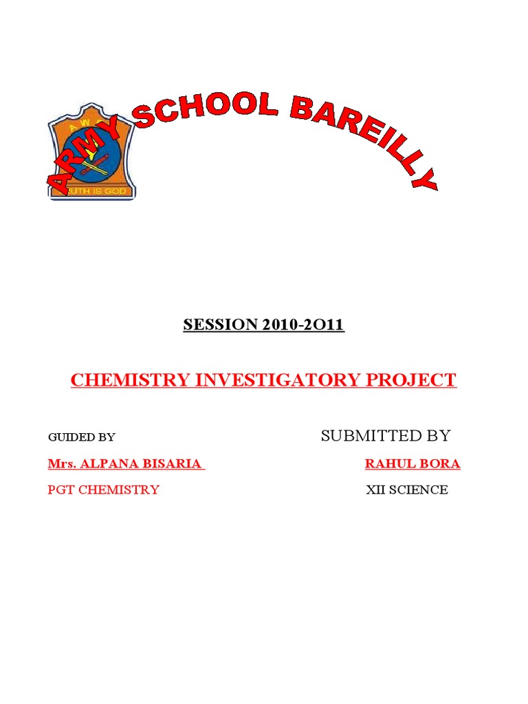 Chemistry Project on Oxalate Content in Ripening Guava | PDF ...
