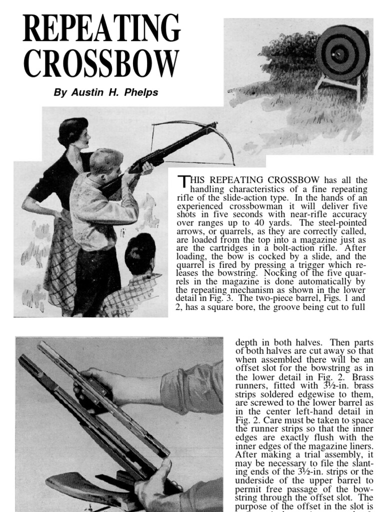 DIY Repeating Crossbow Plans | PDF