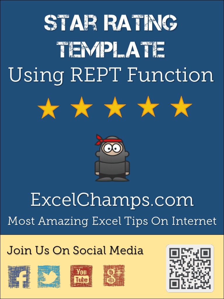 Quick Guide Excel Star Rating Template | PDF