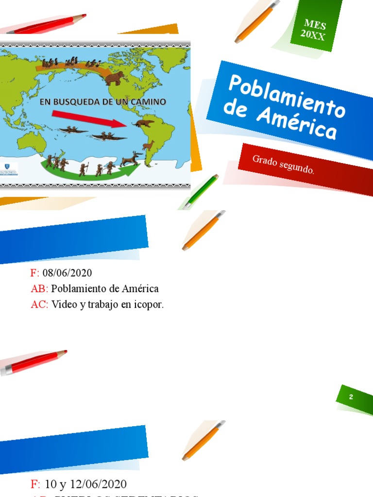 Poblamiento de América: Teorías y Orígenes | PDF
