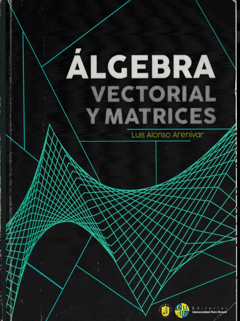 Libro de Álgebra Vectorial y Matrices Luis Alonso Arenívar PDF | PDF | Número complejo ...