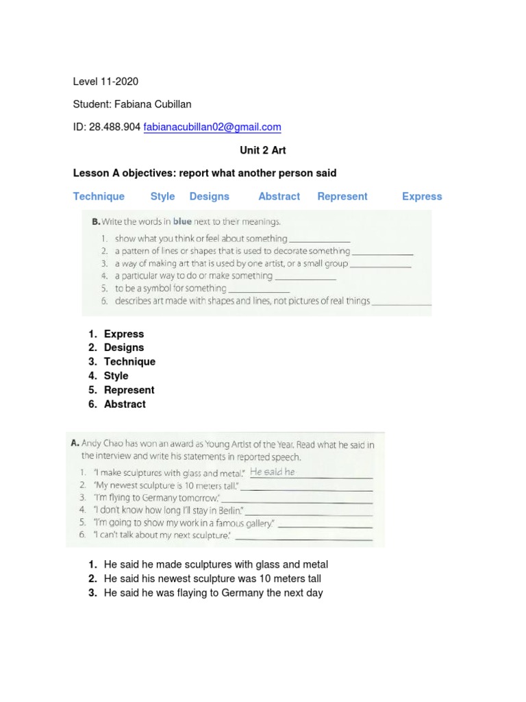 Unit 2 Level 11 | PDF