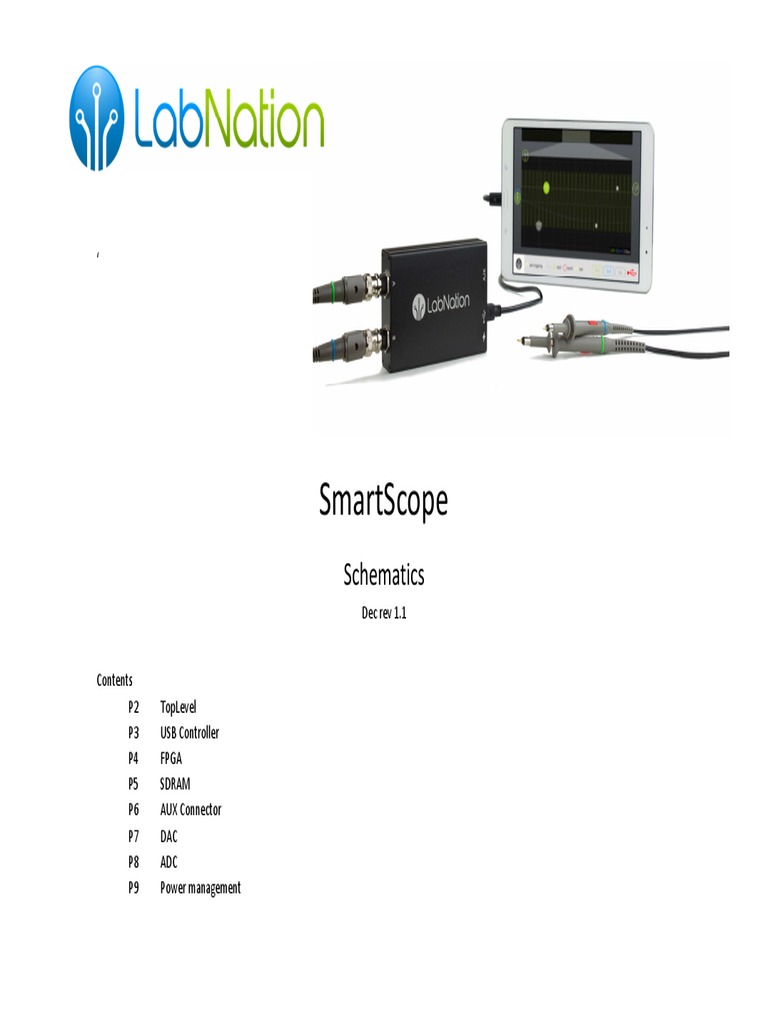 SmartScope Schematics v1.1 | PDF | Electromagnetism | Electrochemistry