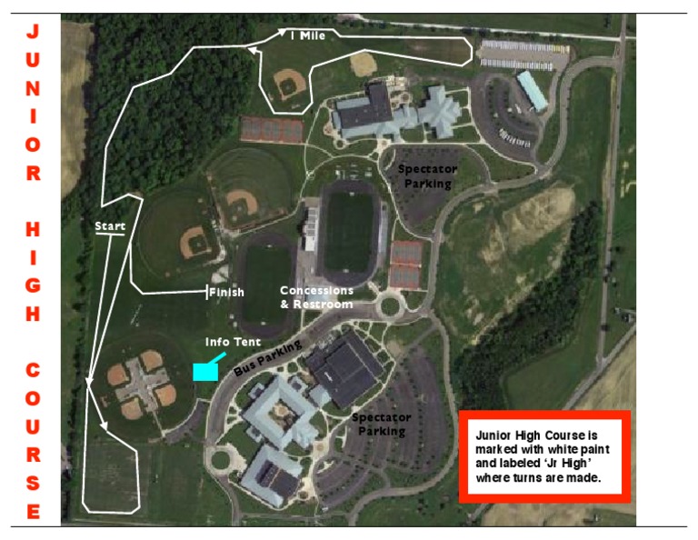 Junior High Course Map for Invitational | PDF