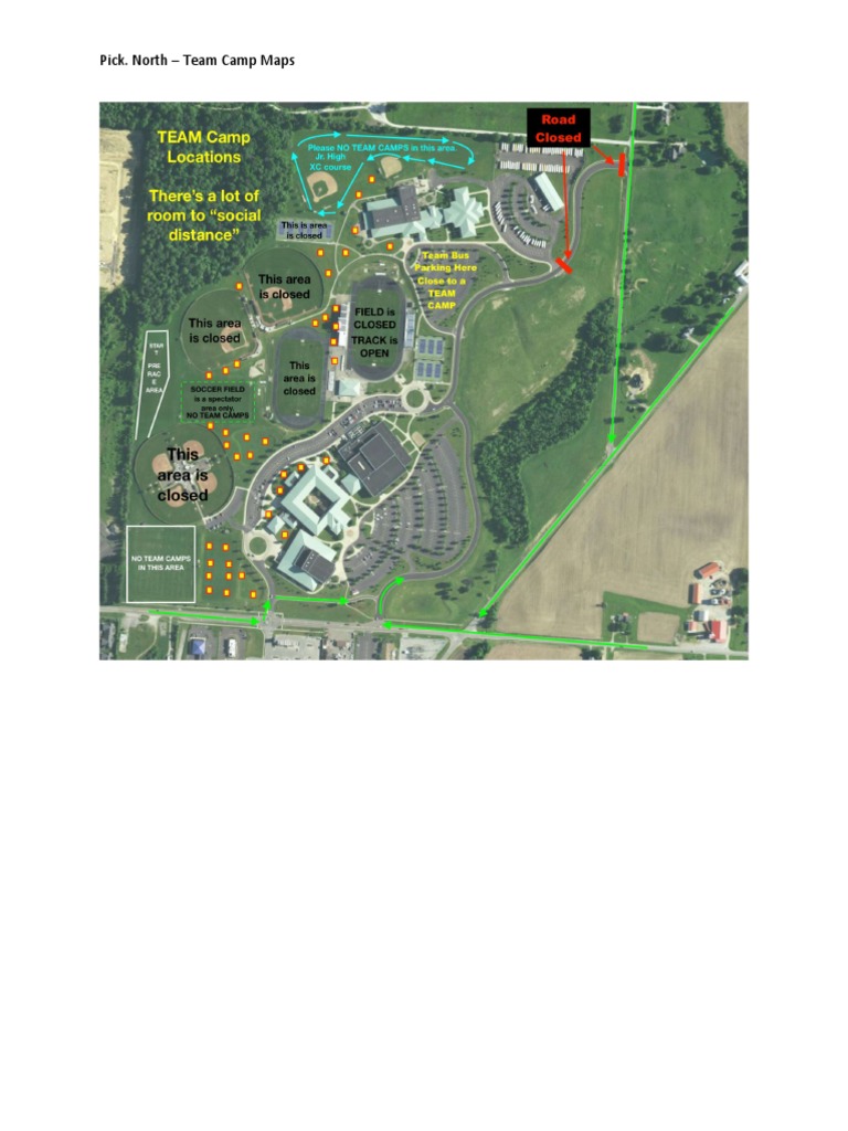 Pick. North - Team Camp Maps | PDF