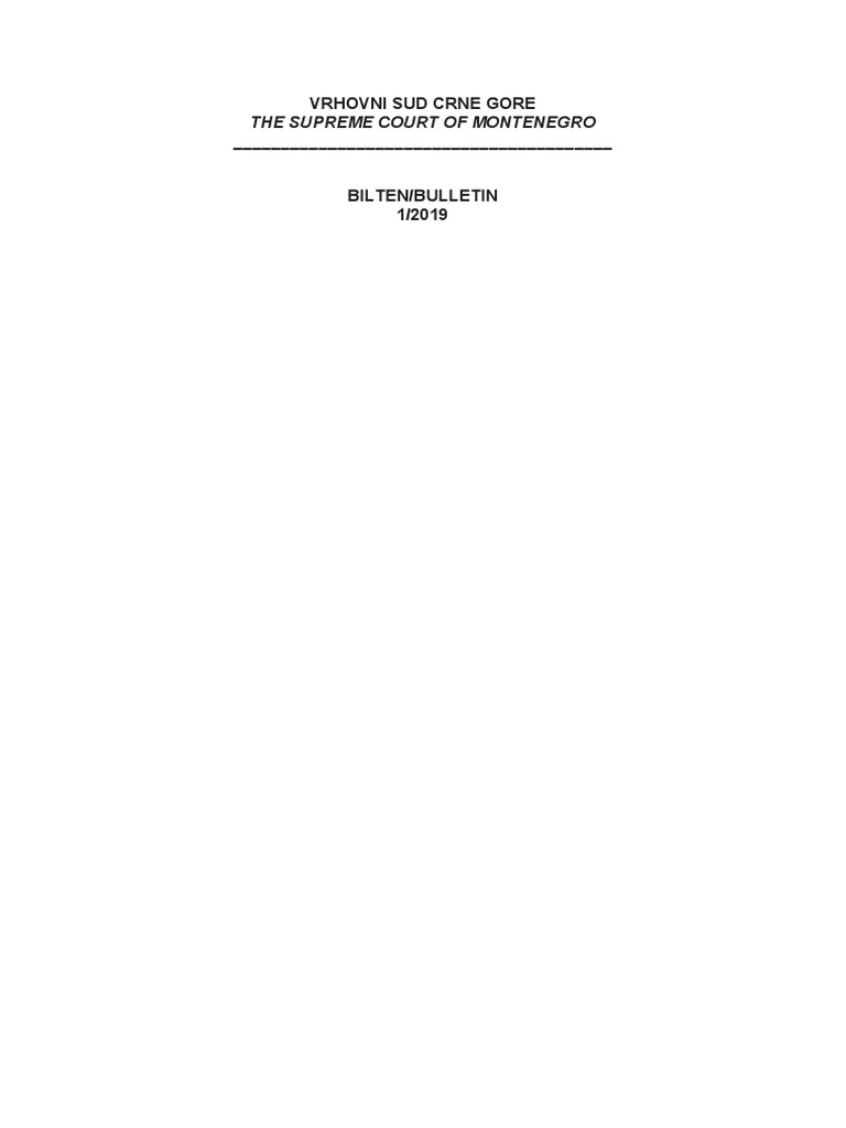 Bilten 1-2019 PDF | PDF