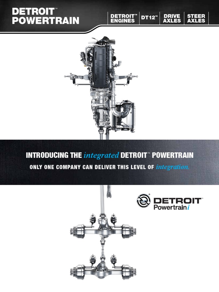 9286-2-Detroit Integrated Powertrain Brochure | PDF | Transmission ...