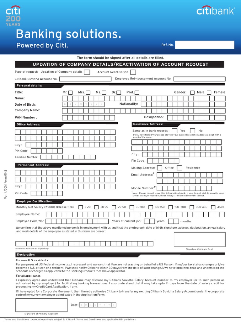 CCM Form PDF | PDF | Credit Card | Financial Transaction