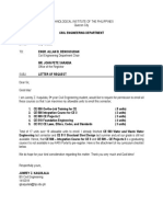 Sample Request Letter Format - SIMULTANEOUS - OVERLOAD Courses | PDF