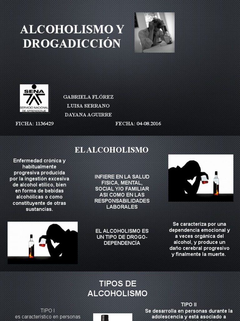 Alcoholismo-Y-Drogadicción Quinto Trimestre | PDF | La dependencia de sustancias | Alcoholismo