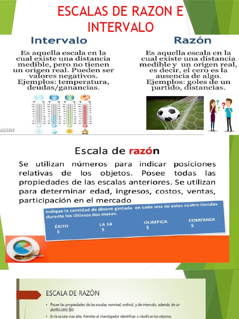 Escalas de Razon e Intervalo | PDF | Índice de masa corporal | Salud y ...