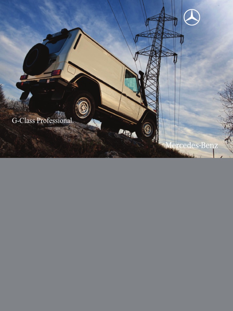 Mercedes-Benz eMB Downloads PC G Professional Brochure 2011 PDF | PDF ...