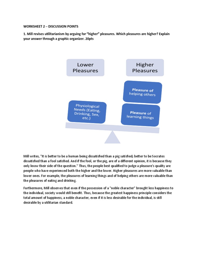Lower Pleasures Higher Pleasures | PDF | Utilitarianism | Pleasure