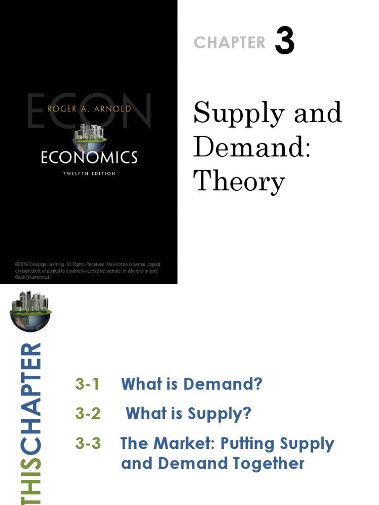 Supply and Demand: Theory | PDF | Supply And Demand | Supply (Economics)