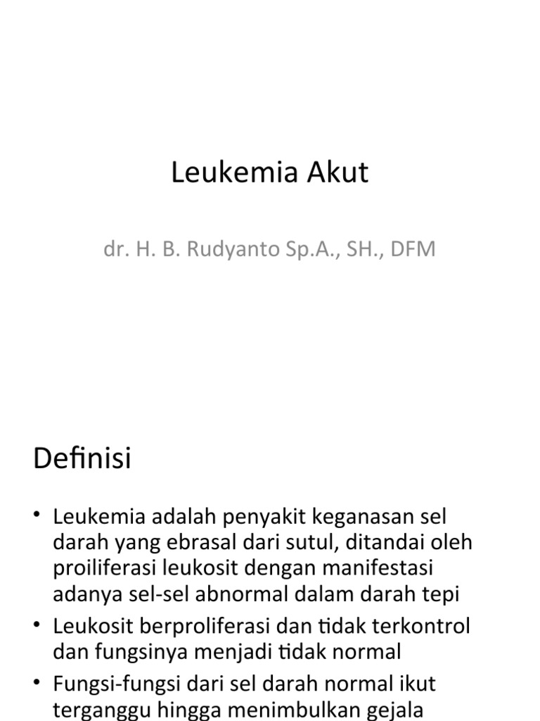 Leukemia Akut | PDF