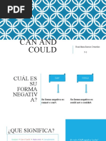 Ejemplos de oraciones con "can" y "can't" | PDF
