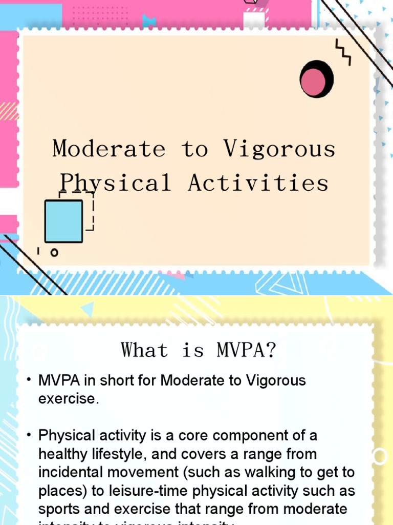 Moderate To Vigorous Physical Activities | PDF | Heart Rate | Osteoporosis