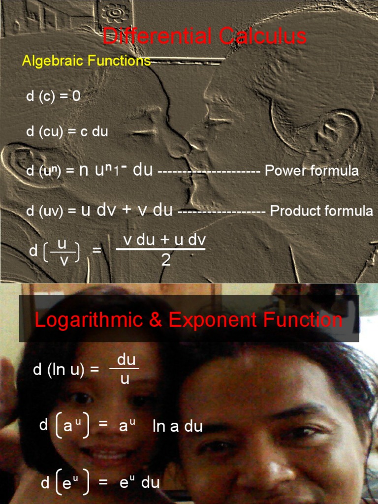 Differential Calculus: n uⁿ ־ ¹ du udv+vdu | PDF