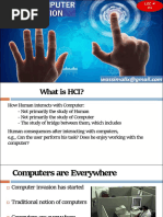 HCI - Chapter 1 - Introduction | PDF | Human–Computer Interaction | Usability