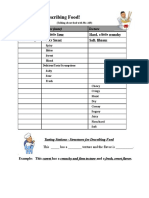 Food Tasting Sheet | PDF