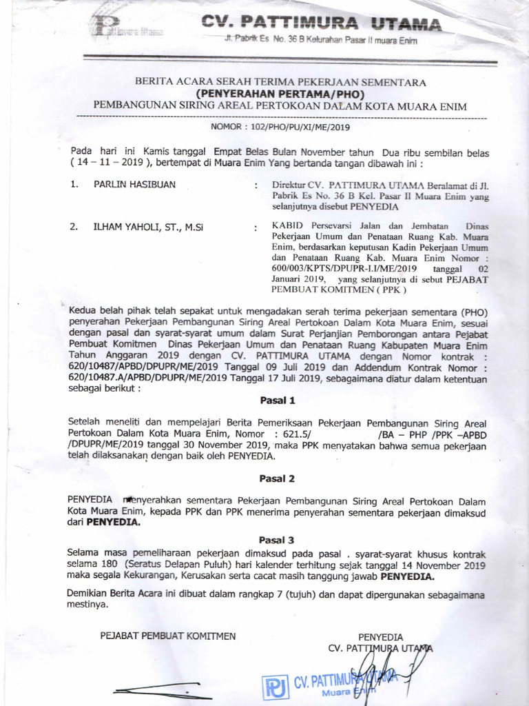PHO Siring Pertokoan | PDF
