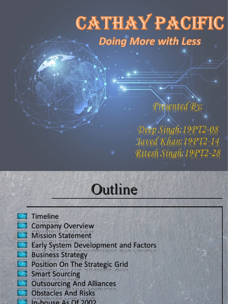Group 8 Cathay Pacific Rev02 | PDF | Outsourcing | Computing