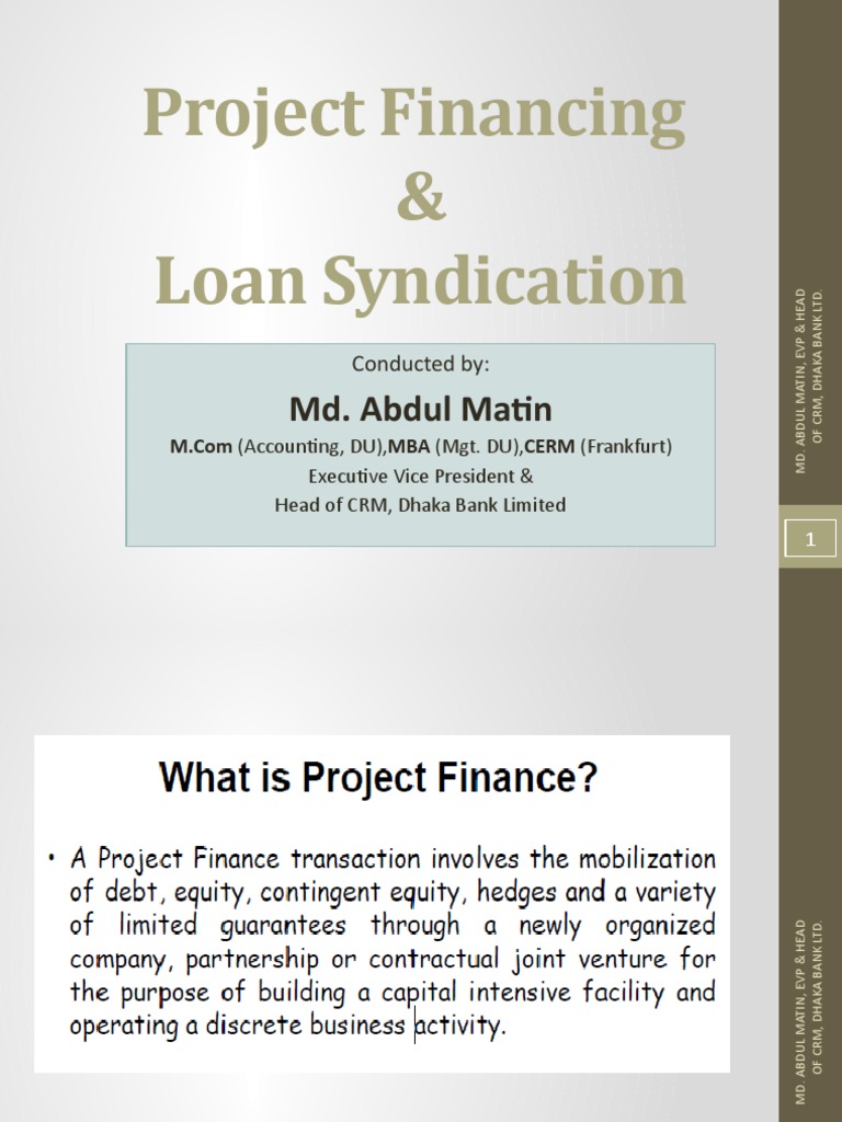 Bankers' Guide to Loan Syndication | PDF | Syndicated Loan | Loans