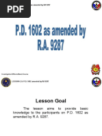 PD 1602 As Amended by Ra 9287 | PDF | Prison | Gambling