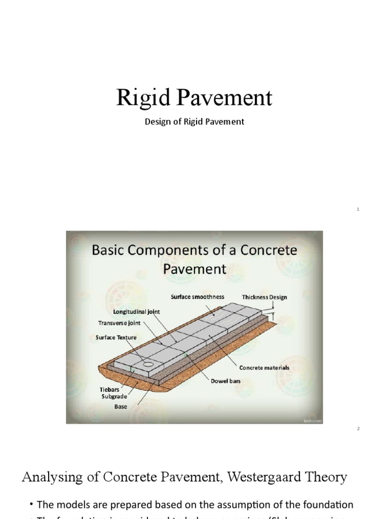 Design of Rigid Pavement | PDF | Stress (Mechanics) | Thermal Expansion