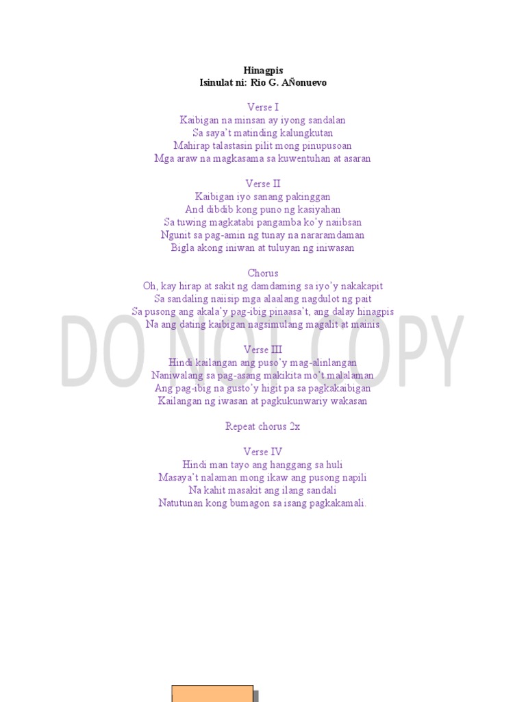 Hinagpis | PDF