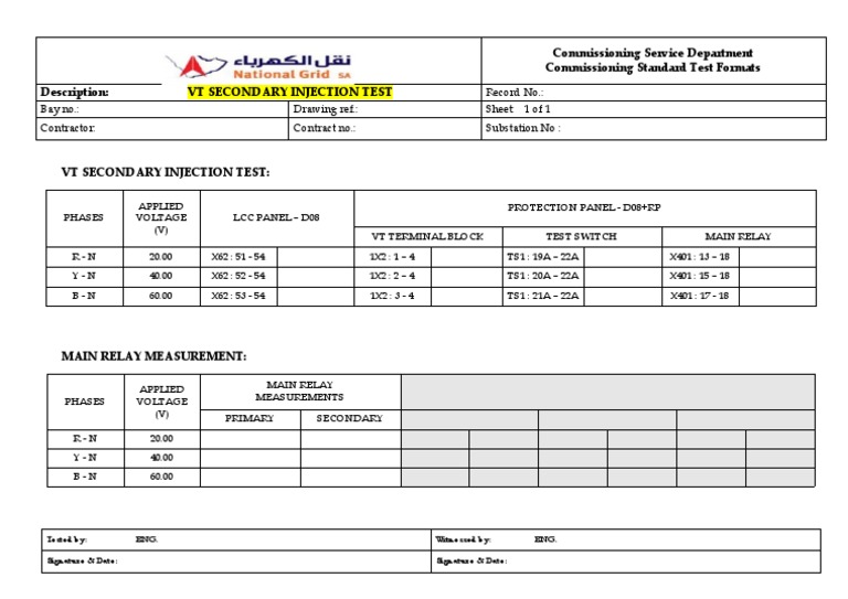 VT Secondary Injection | PDF | Technology & Engineering