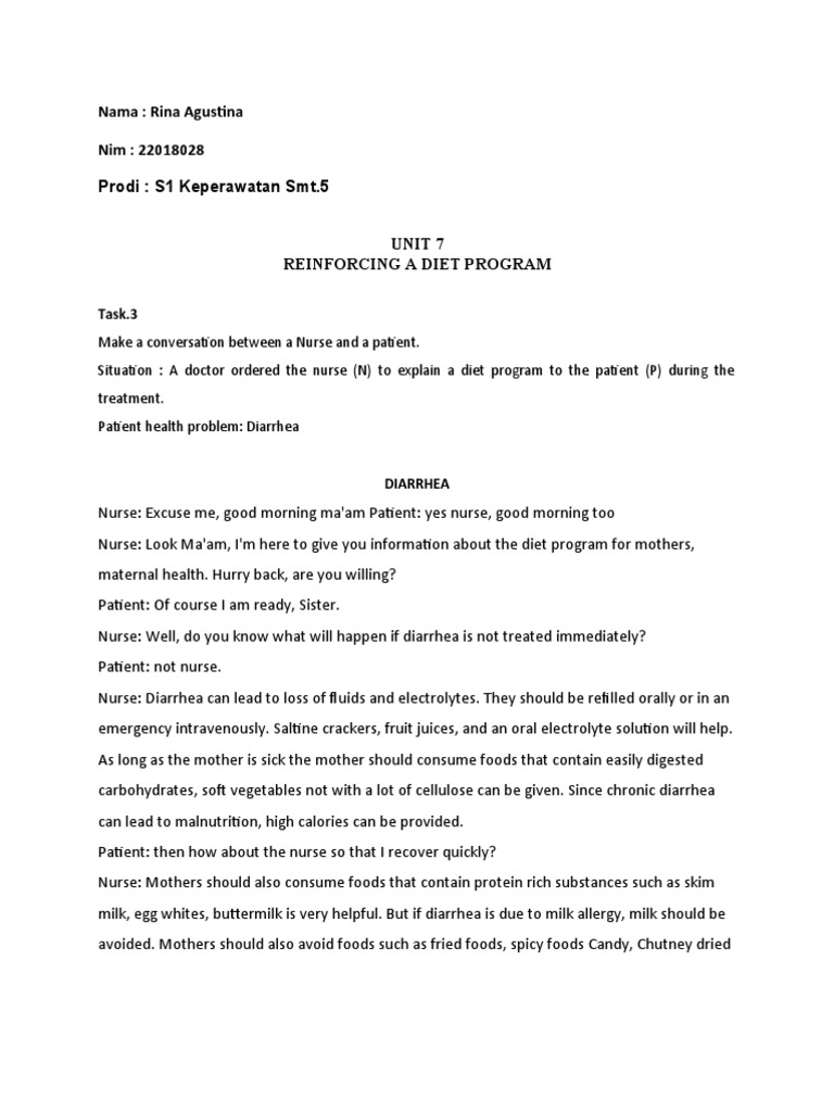 Nama: Rina Agustina Nim: 22018028 Prodi: S1 Keperawatan Smt.5 | PDF ...