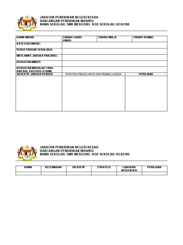 Rancangan Pendidikan SMK Mergong | PDF | Karier & Perkembangan