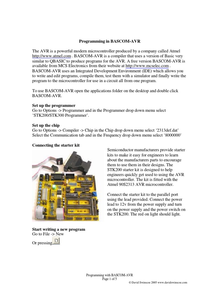 Bascom Avr Pdf Microcontroller Computer Programming 9083
