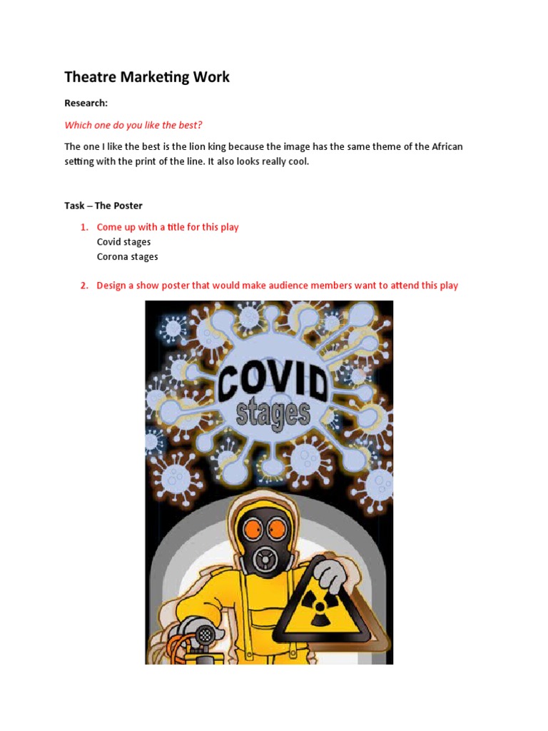 Theatre Marketing | PDF