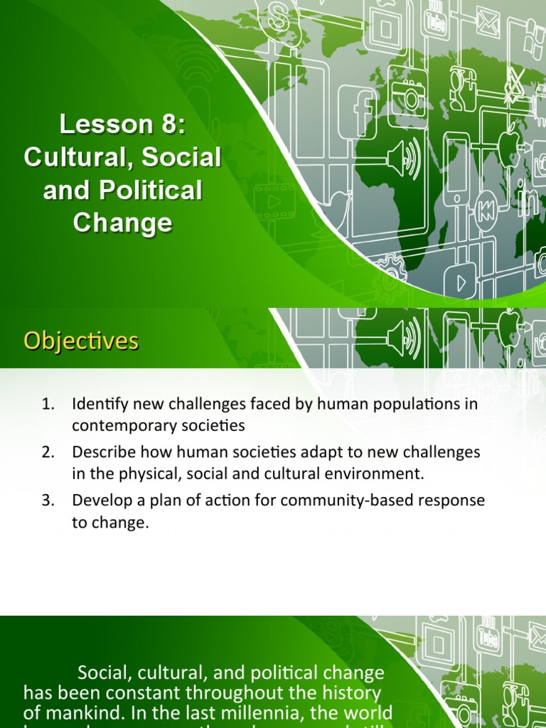 Cultural, Social, and Political Change | PDF | Value (Ethics) | Innovation