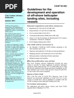 Capa Site CAP 437 - Standards For Offshore Helicopter Landing Areas ...