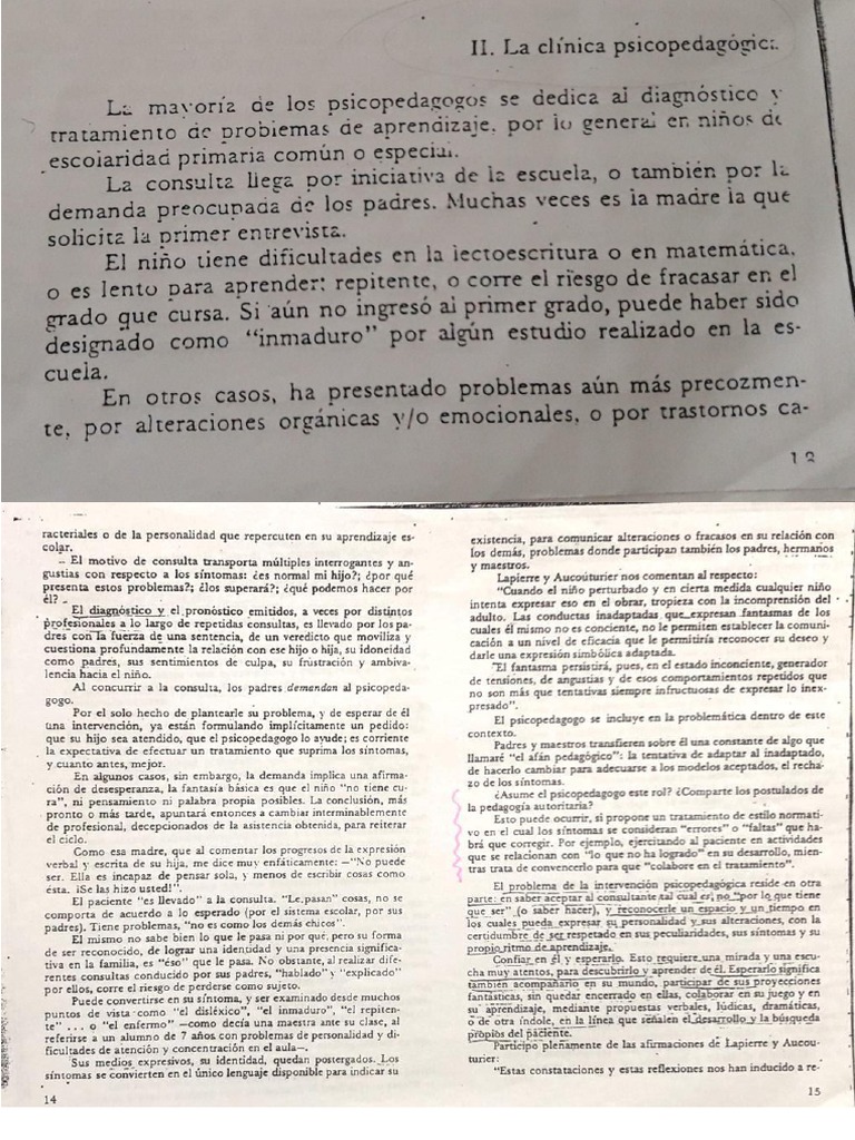 Psicología y Psicopedagogos - La Clínica PSP - Marina Muller | PDF
