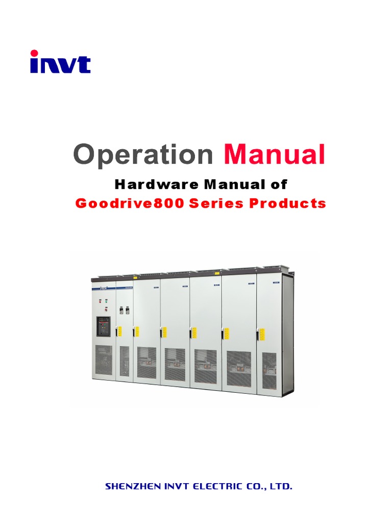 GD800 Series VFD Hardware Manual | PDF | Rectifier | Power Supply