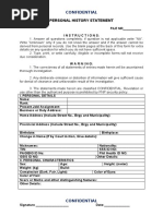 PDS PNP Format Personal | PDF