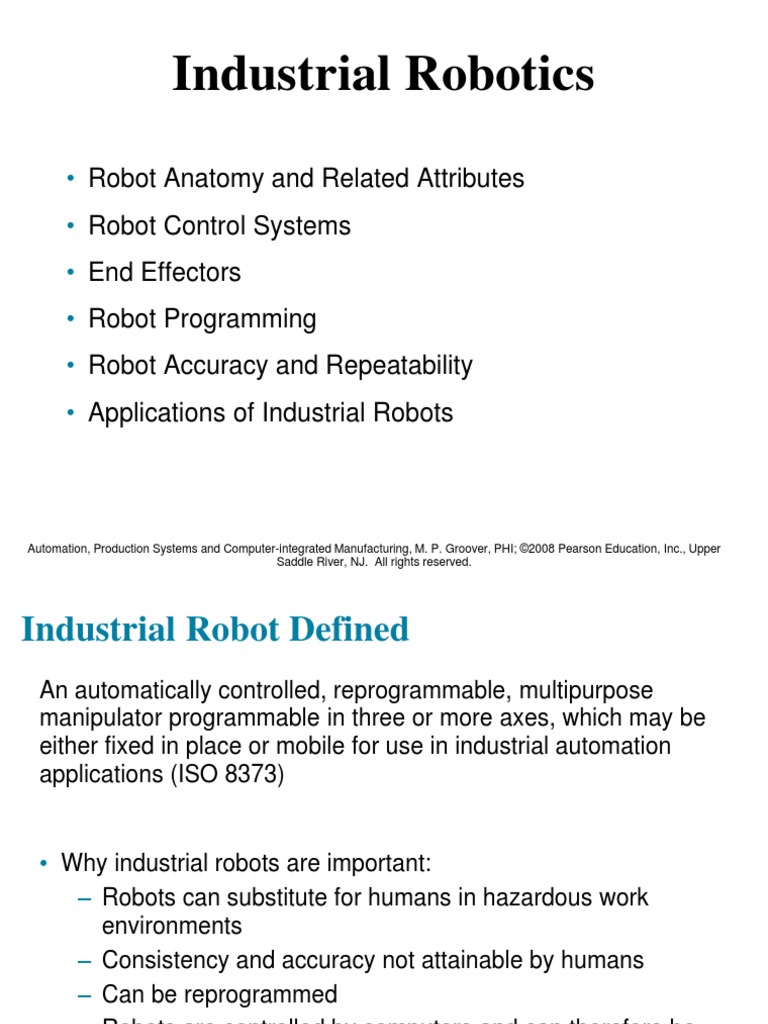 Industrial Robotics | PDF | Robot | Robotics