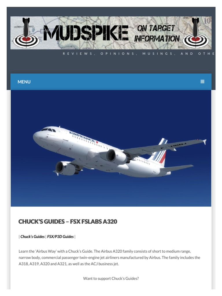 Chuck'S Guides - FSX Fslabs A320 Chuck'S Guides - FSX Fslabs A320 | PDF ...