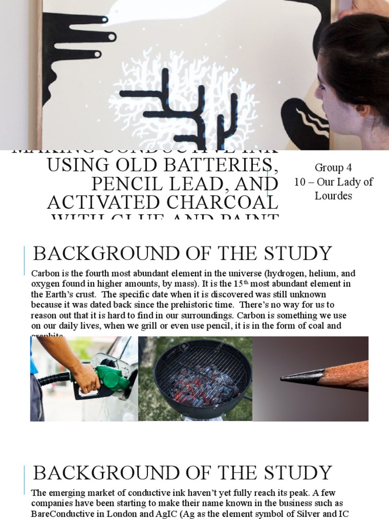 Making Conductive Ink Using Old Batteries, Pencil Lead, and Activated ...