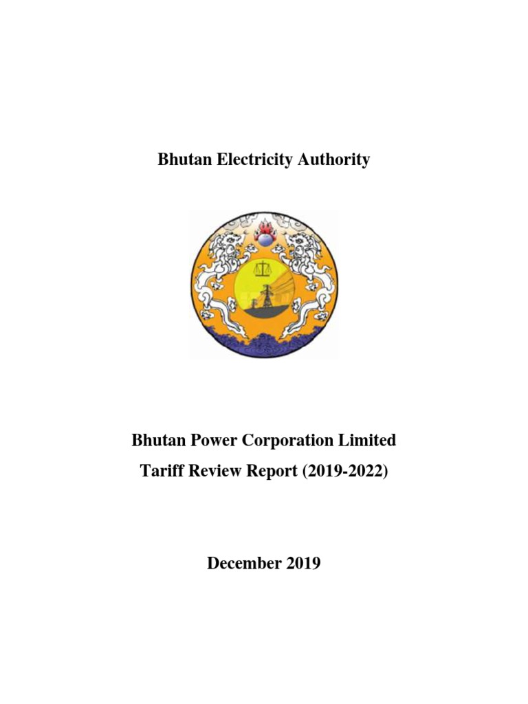 FINAL BPC Tariff Review Report 2019 12dec | PDF | Kilowatt Hour | Interest